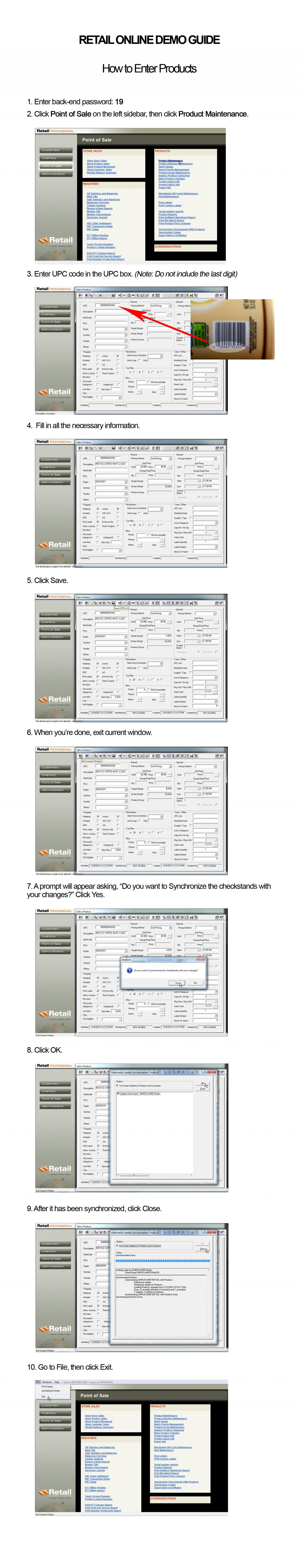 Product Entry | Simpleware Inc