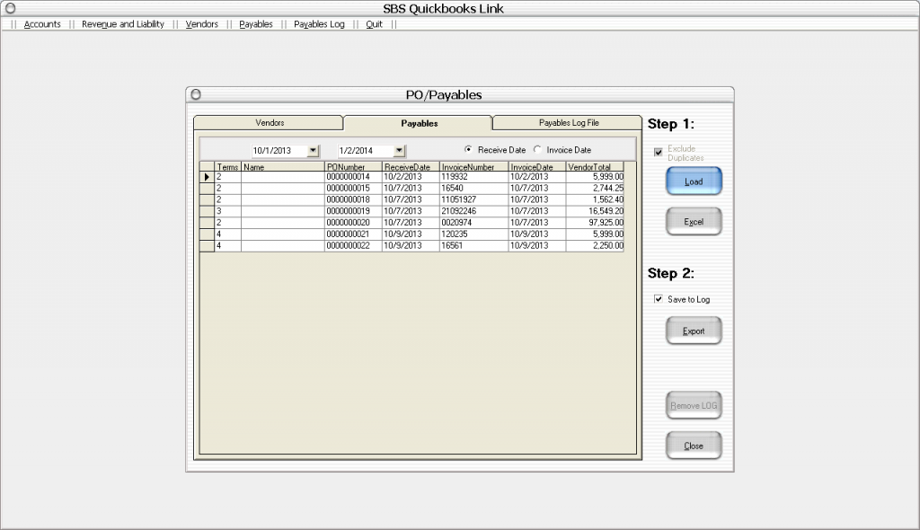 Simpleware Quickbooks Export Tool Procedure | Simpleware Inc